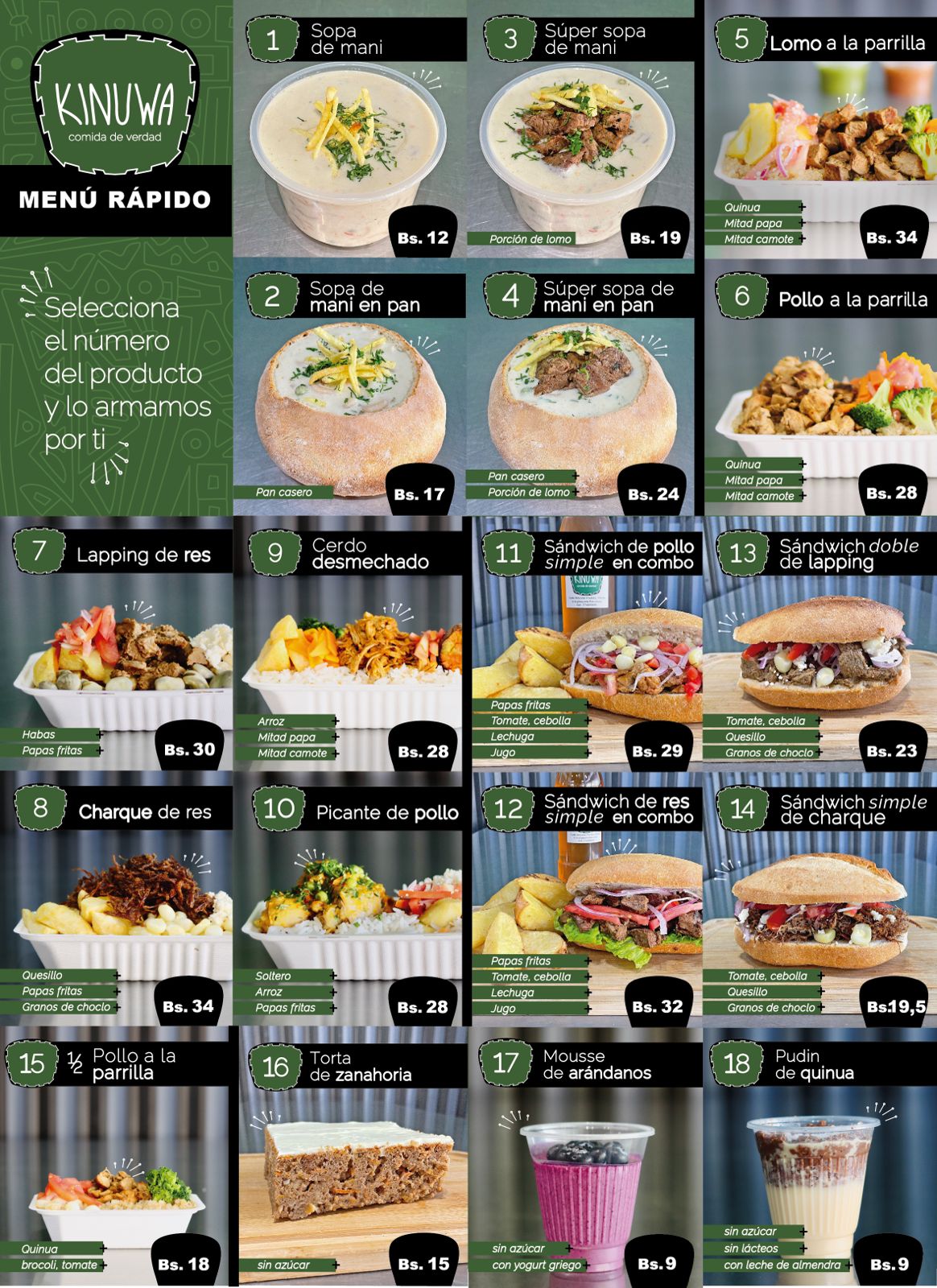 KINUWA - Comida de verdad